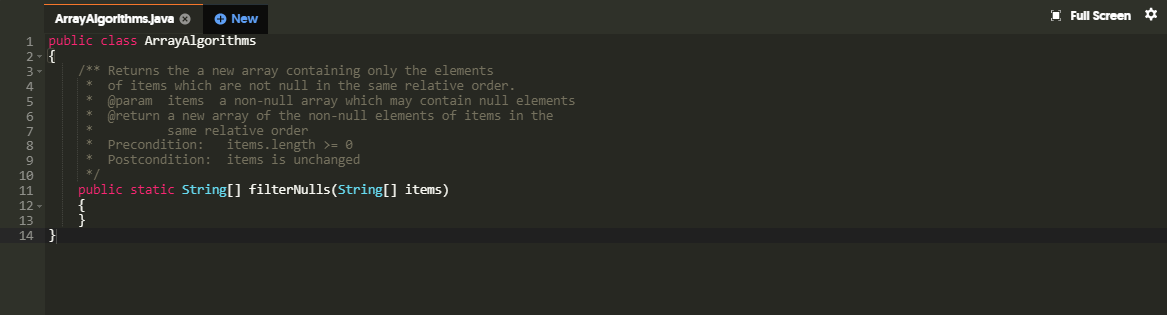 Solved Help with java frq Given an array of Strings, items, | Chegg.com