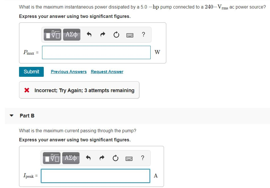Solved What is the maximum instantaneous power dissipated by | Chegg.com