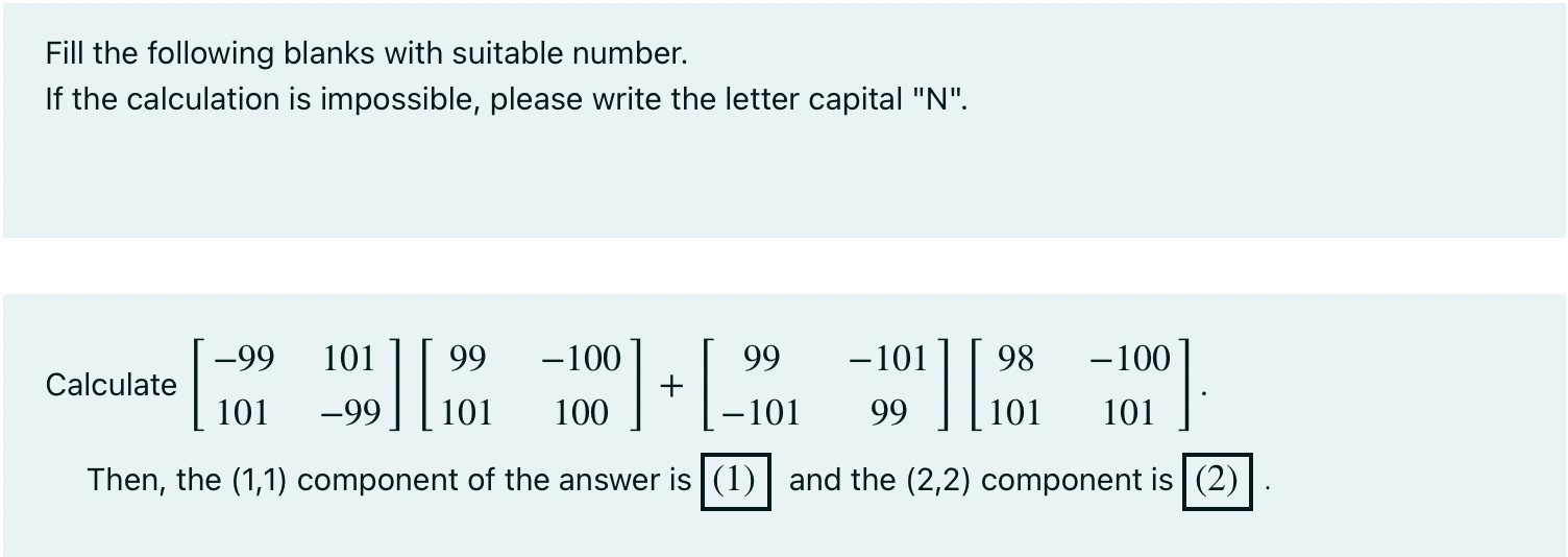 Solved Fill the following blanks with suitable number. If | Chegg.com