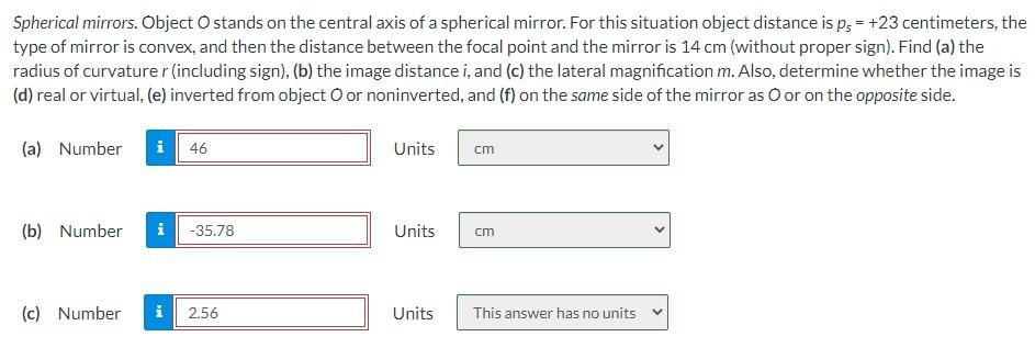 Solved The answers for (d), (e) and (f) respectively are: | Chegg.com