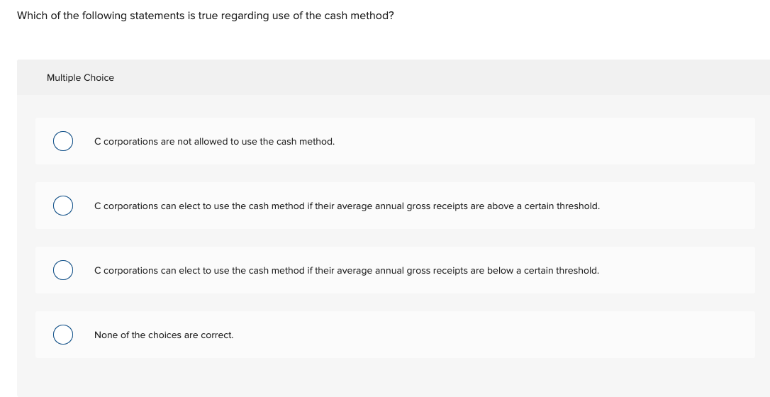 Solved Which of the following statements is true regarding | Chegg.com