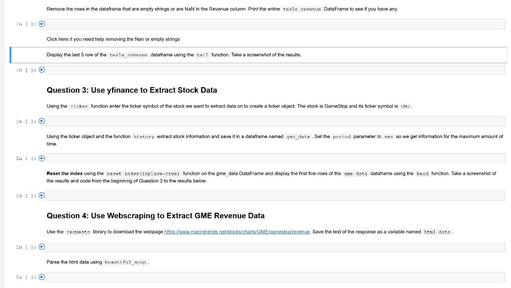 Solved (Code is in PYTHON using PANDAS, yFINANCE, | Chegg.com