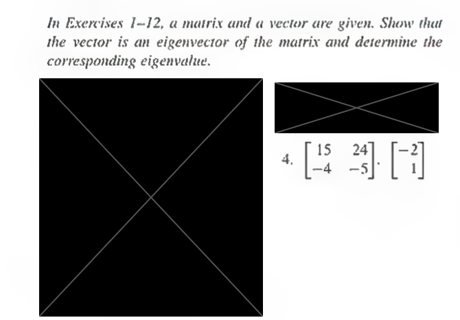 Solved In Exercises 1-12, a matrix and a vecter are given. | Chegg.com