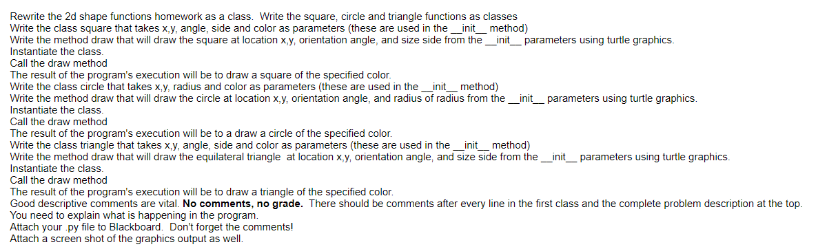 Solved Rewrite the 2d shape functions homework as a class. | Chegg.com
