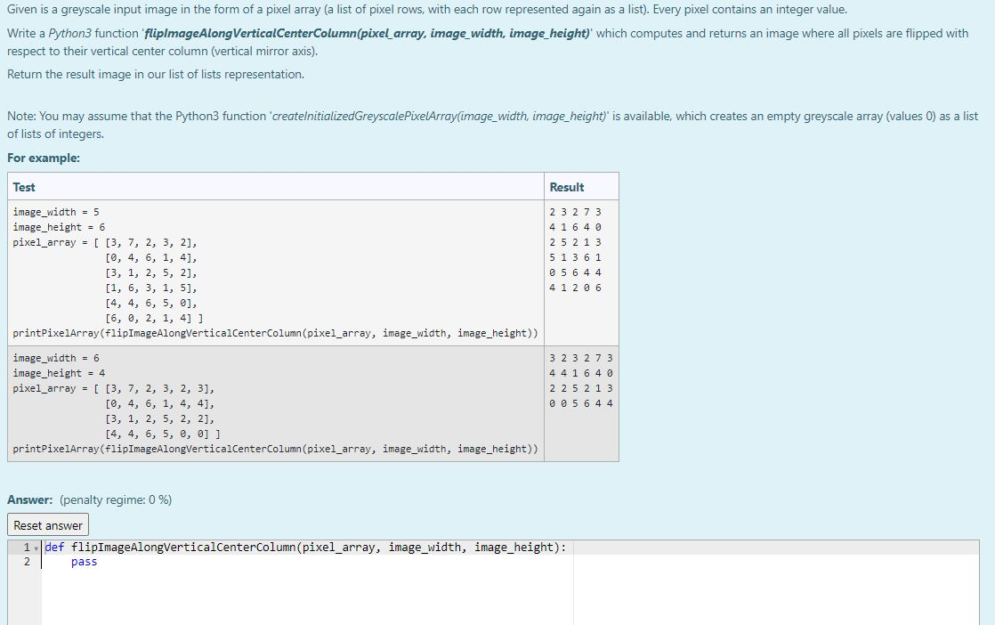 Solved Given is a greyscale input image in the form of a | Chegg.com