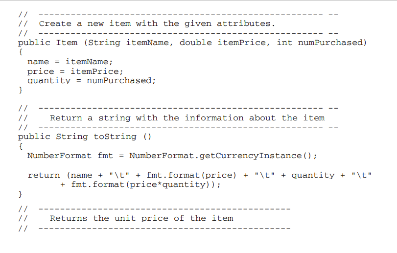 Solved A Shopping Cart In this exercise you will complete a | Chegg.com