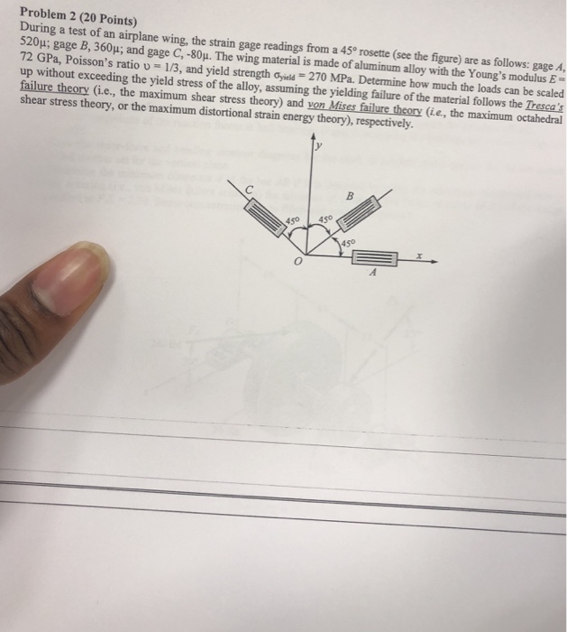 Solved Problem 2 (20 Points) During a test of an airplane | Chegg.com