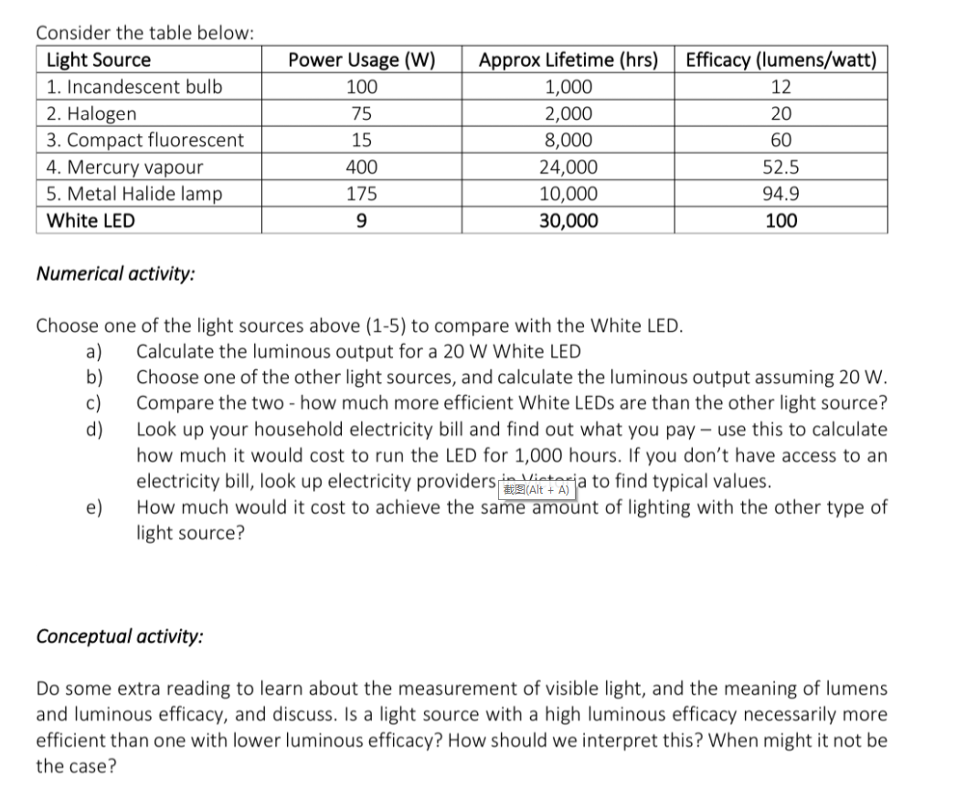 solved-consider-the-table-below-light-source-1-chegg