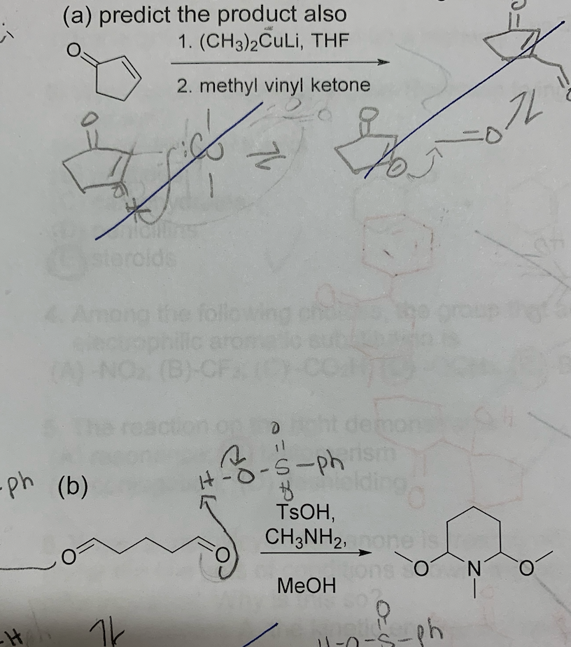 Solved (a) predict the product also 1. (CH3)2Culi, THF O 2. | Chegg.com
