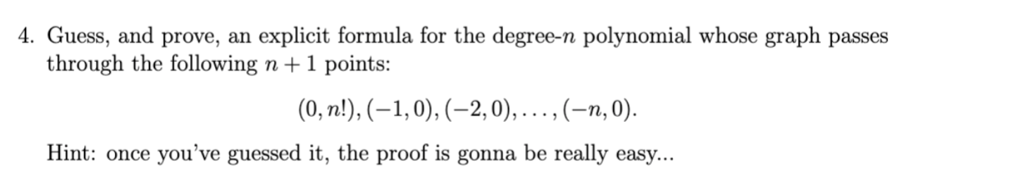 Solved 4. Guess, and prove, an explicit formula for the | Chegg.com