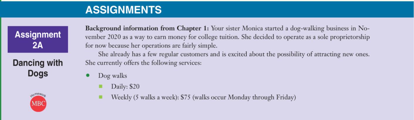 ASSIGNMENTS Assignment 2A Dancing with Dogs | Chegg.com