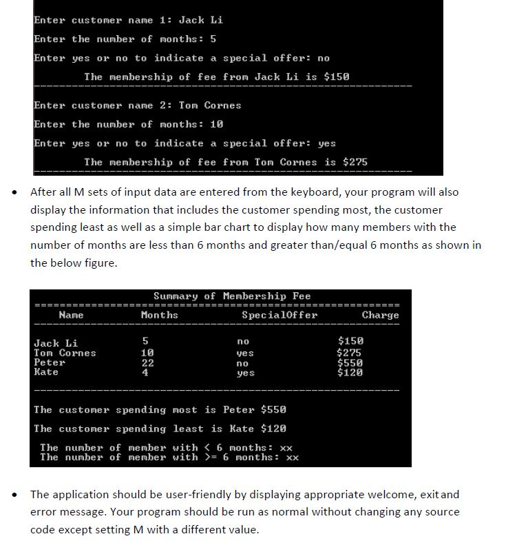 Solved M= Maxiumum number of input members ID 54601255 Task | Chegg.com
