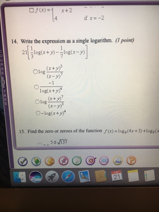 Solved 13. Which functions are continuous at x - 2? Select | Chegg.com