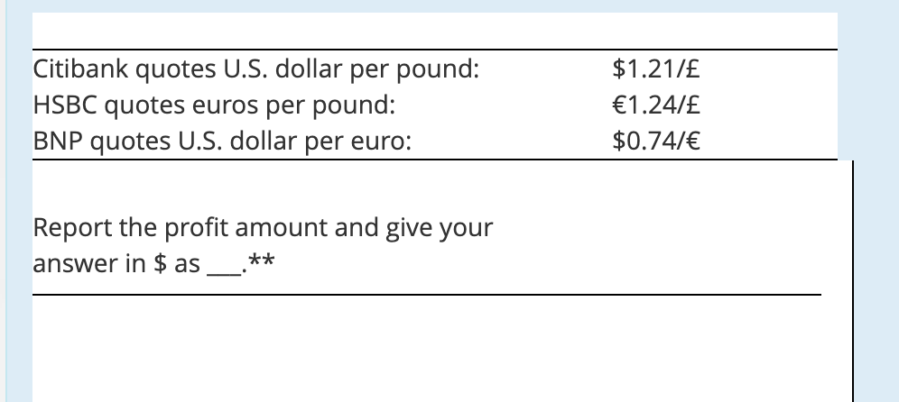 Solved Assuming the following quotes, calculate how a market | Chegg.com
