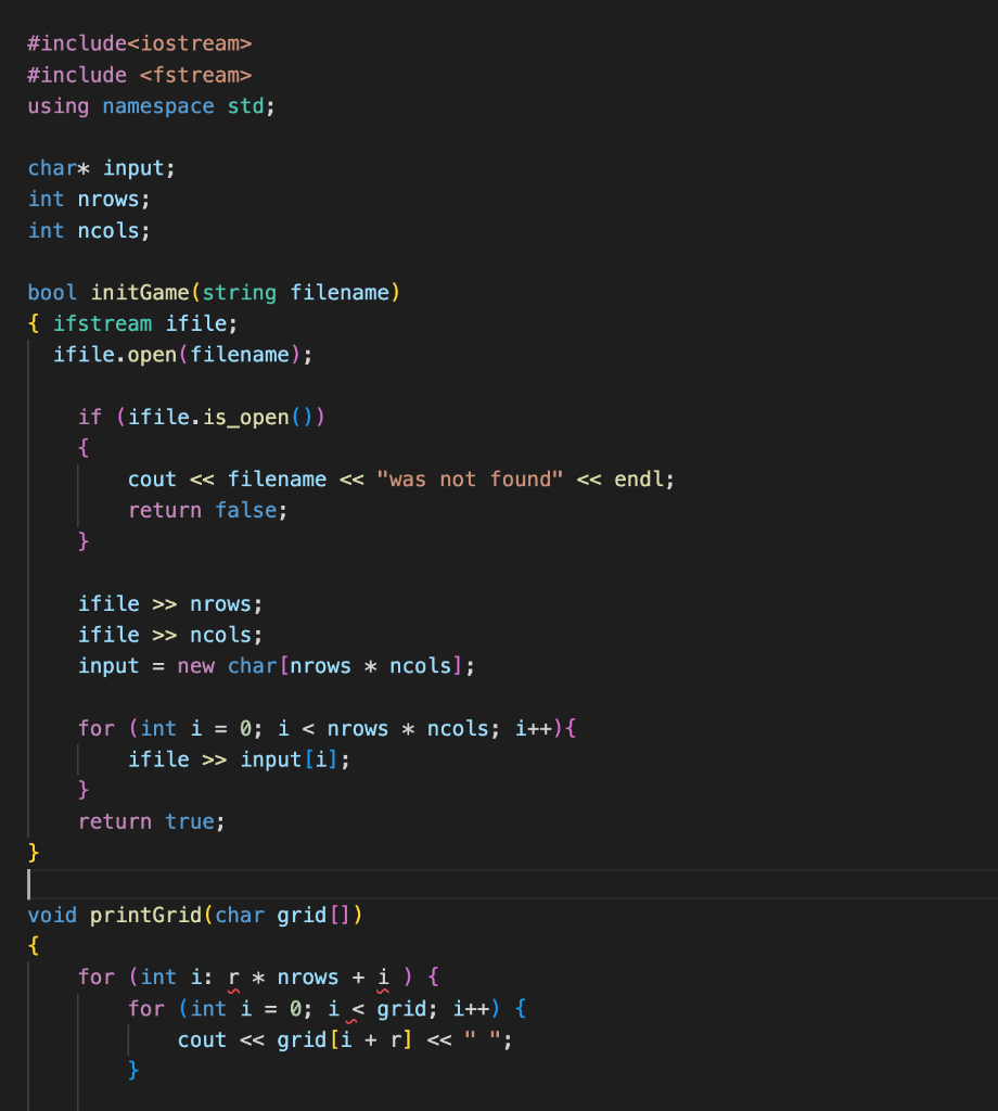 Solved C++ Can someone please help me figure out what the | Chegg.com