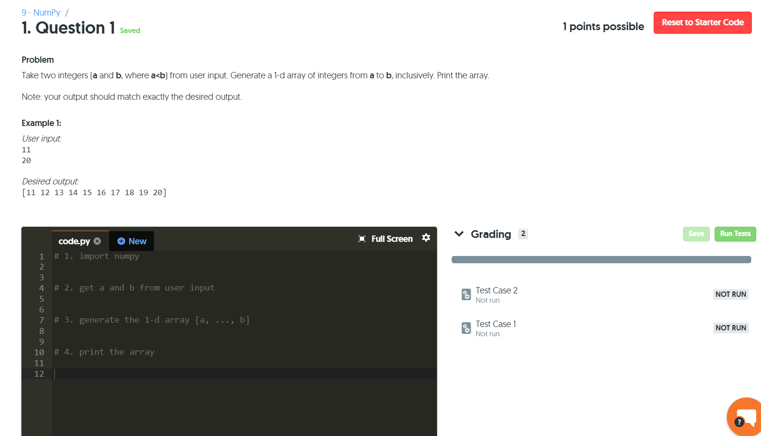 Solved Problem Take two integers (a and b, where a