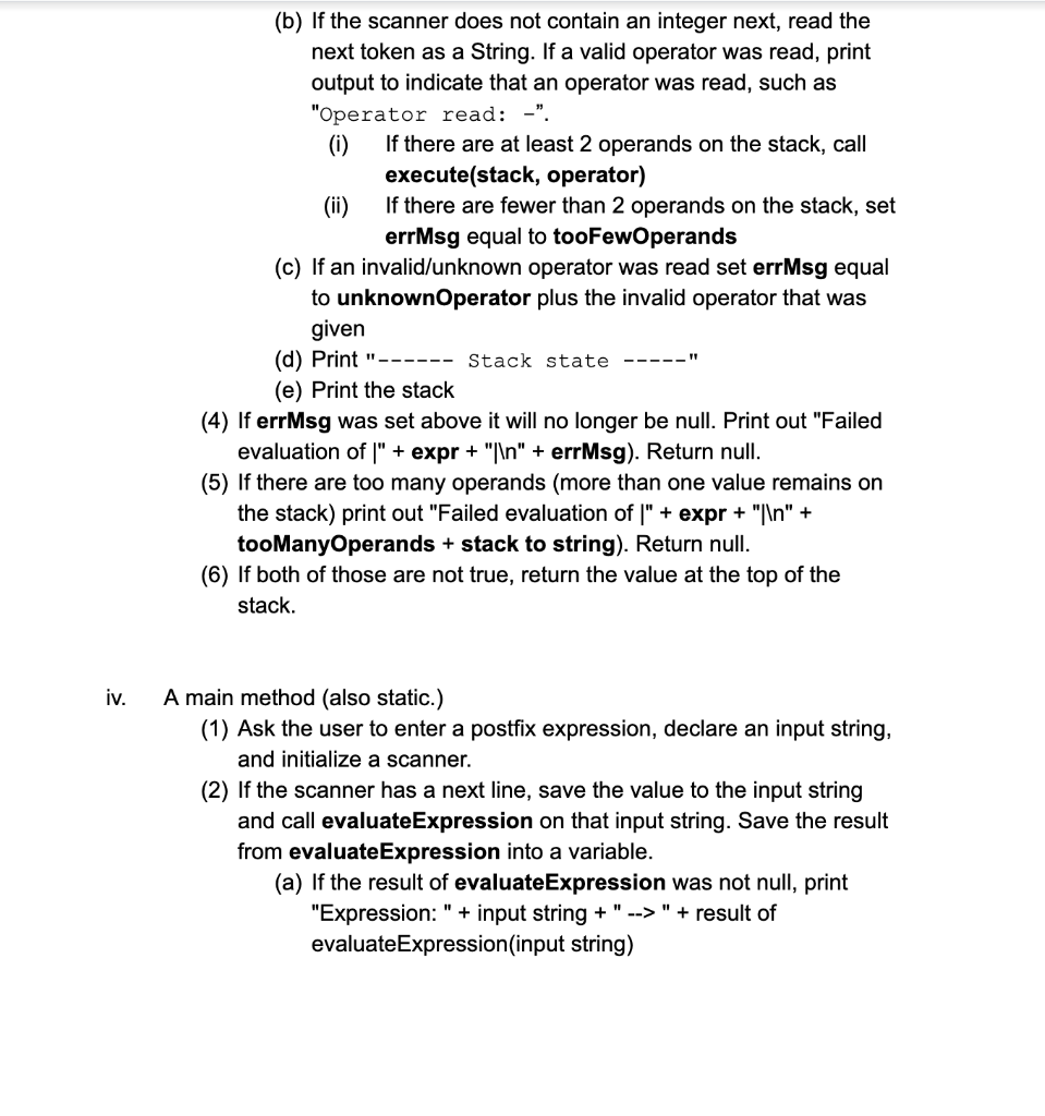 Solved 60UW NP Enter a postfix expression Operand read: 5 | Chegg.com