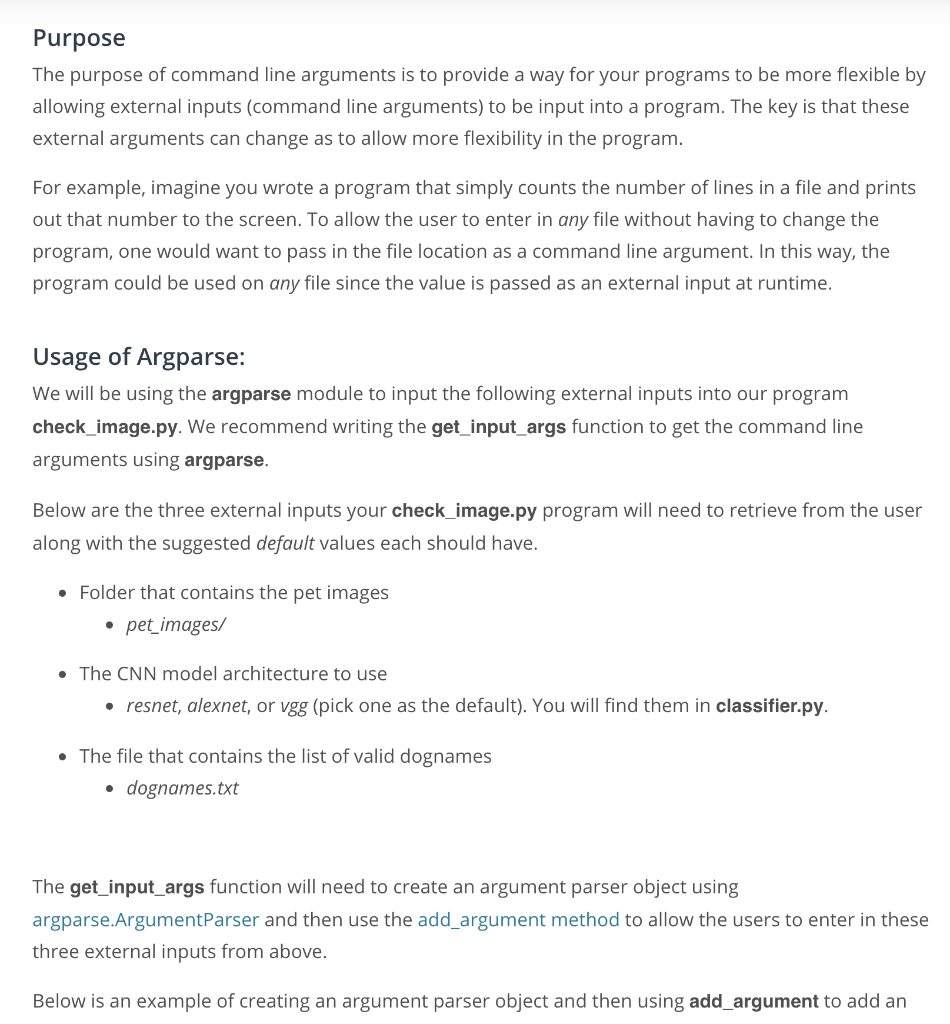 Solved #TODO: 1: Command Line Arguments Fill code in the | Chegg.com