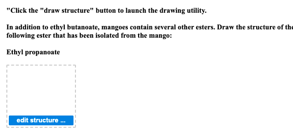 Solved Click the "draw structure" button to launch the | Chegg.com