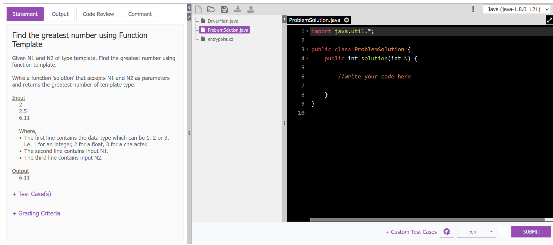Solved + Custom Test C | Chegg.com