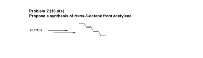 Solved Problem 2 (10 pts) Propose a synthesis of | Chegg.com