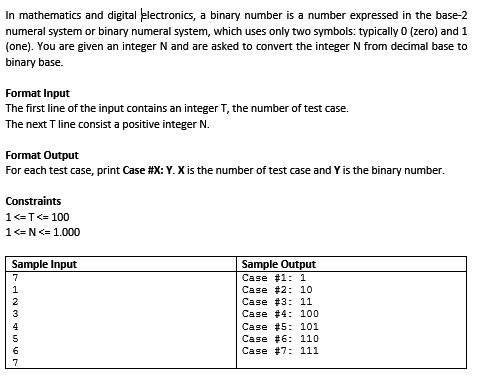 Solved In mathematics and digital klectronics, a binary | Chegg.com