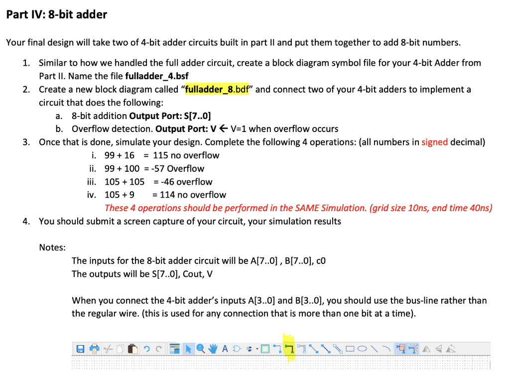 Solved IN QUARTUS - Please show how to connect the circuits | Chegg.com