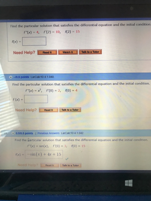 Solved Find the particular solution that satisfies the | Chegg.com Solved Find the particular solution that satisfies the | Chegg.com