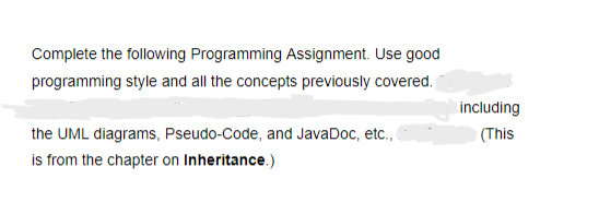 Solved Please use JAVA Code, and also include the UML | Chegg.com
