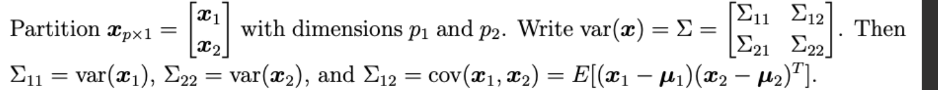 Solved Suppose x∼Np(μ,Σ), where p is even, and partition | Chegg.com