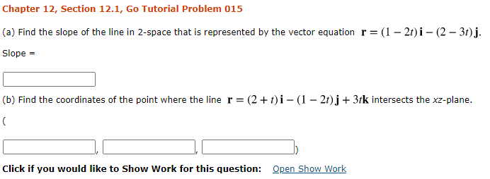 Solved Chapter 12, Section 12.1, Go Tutorial Problem 015 (a) | Chegg.com