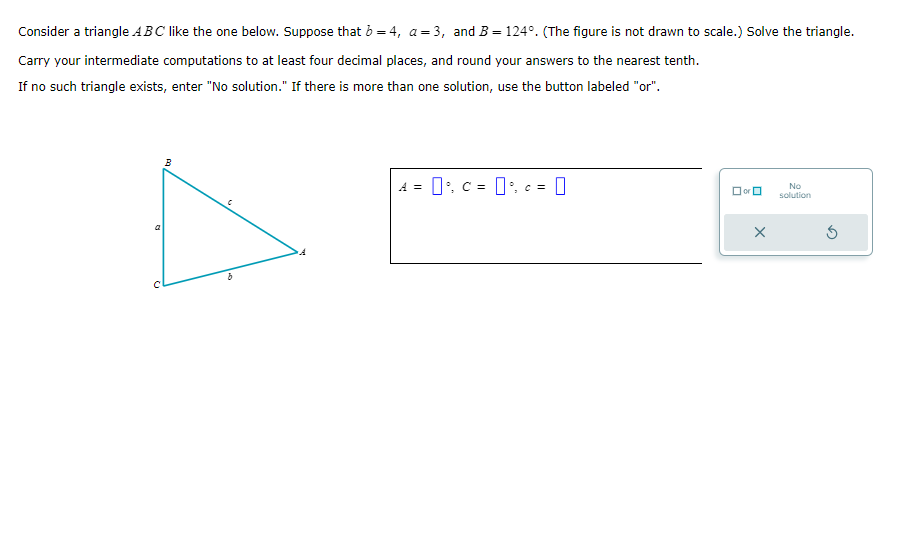 Solved Show me the steps to solve Consider a triangle ABC | Chegg.com