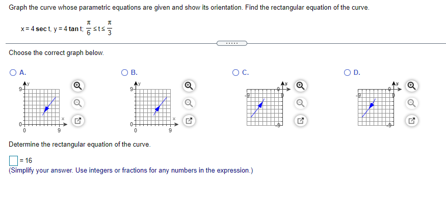 Solved Graph the curve whose parametric equations are given | Chegg.com