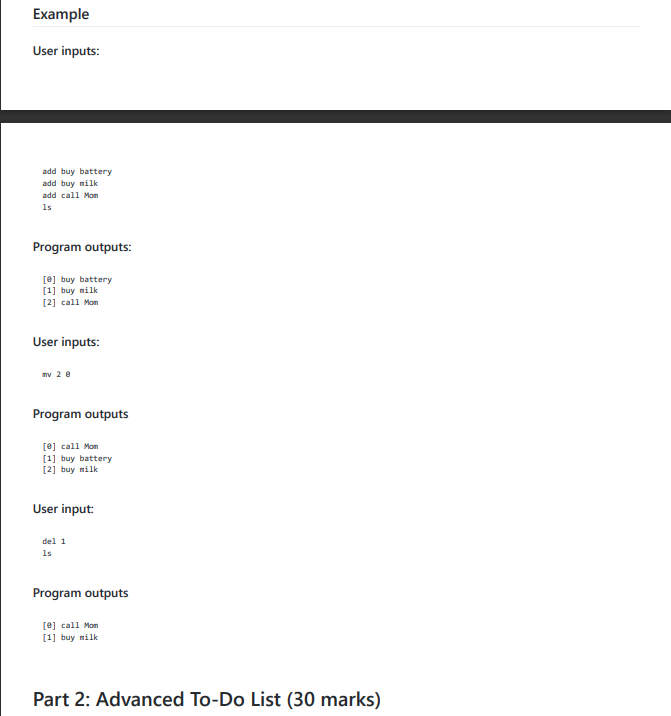 BE 2152-A2-To-Do List.md Assignment 2: To-Do List | Chegg.com