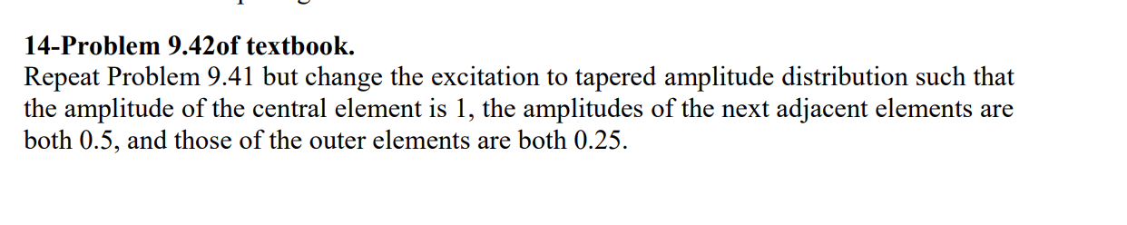 Solved 14-Problem 9.42of textbook. Repeat Problem 9.41 but | Chegg.com