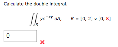 Solved Calculate the double integral. | Chegg.com