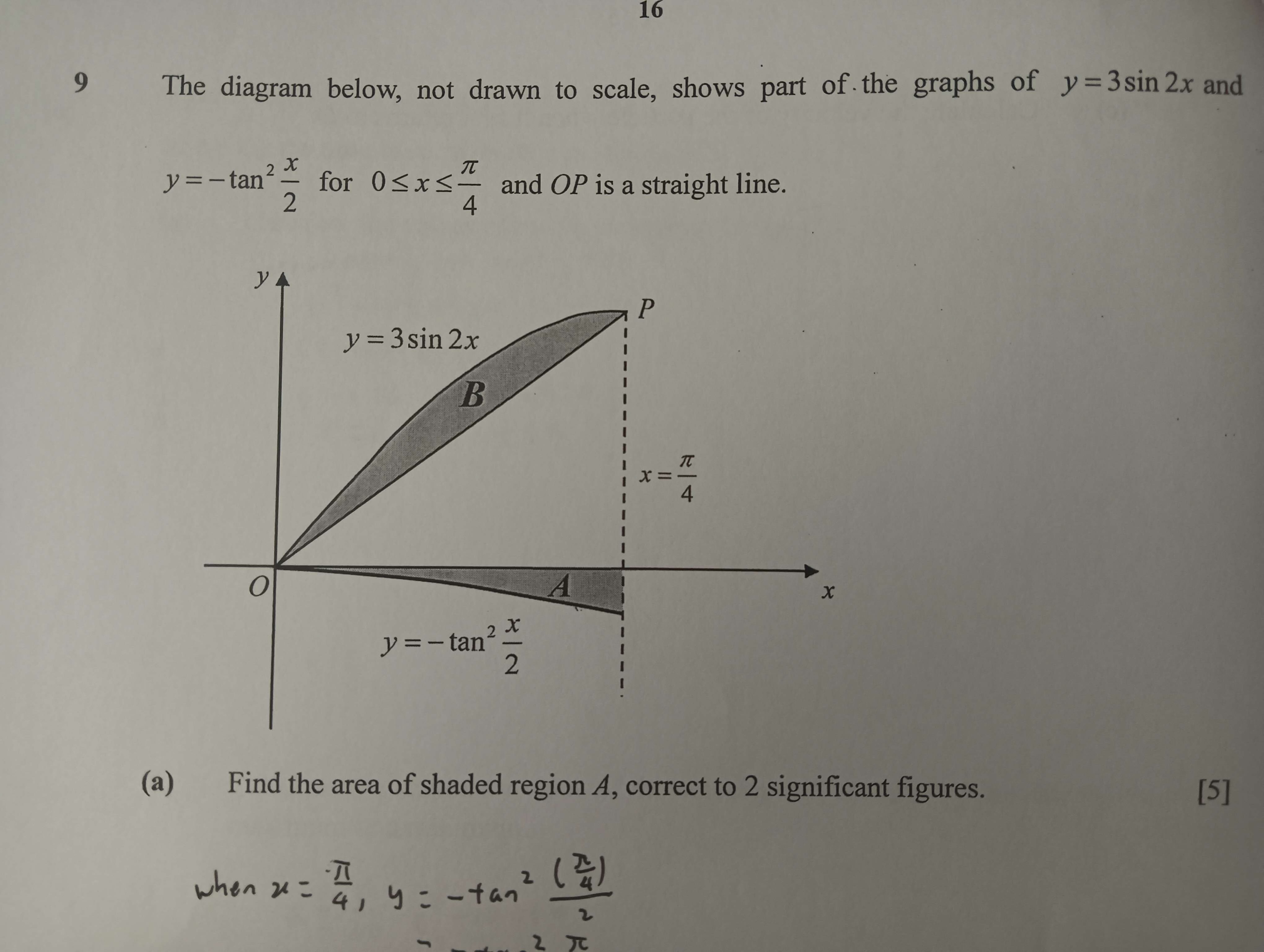 Solved 9 The diagram below, not drawn to scale, shows part | Chegg.com