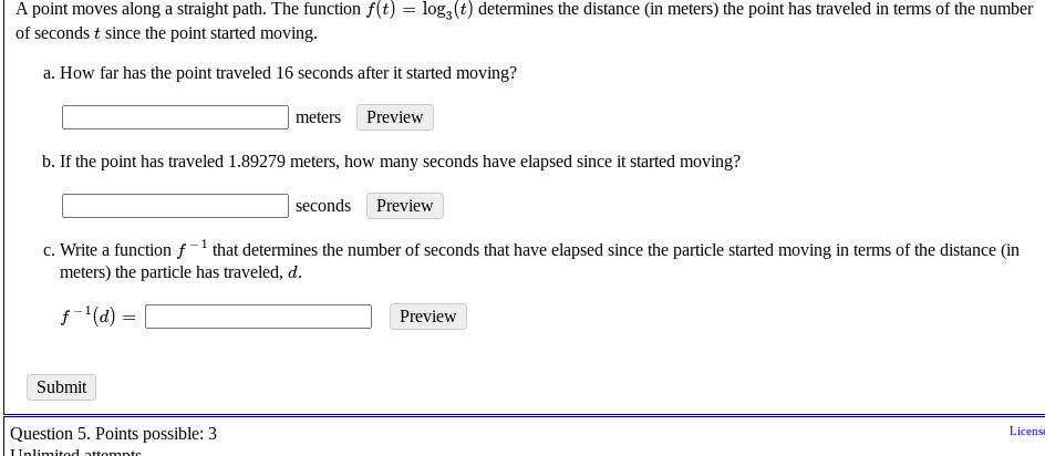 Solved A point moves along a straight path. The function | Chegg.com