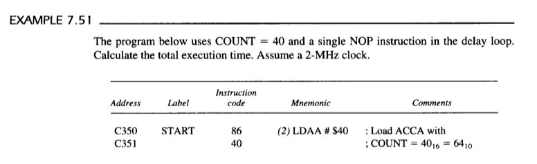 Solved EXAMPLE 7.51 The program below uses COUNT = 40 and a | Chegg.com