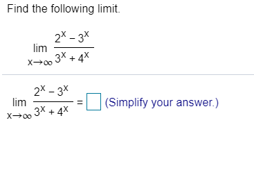 Solved I have two limit questions and I don't know where to | Chegg.com
