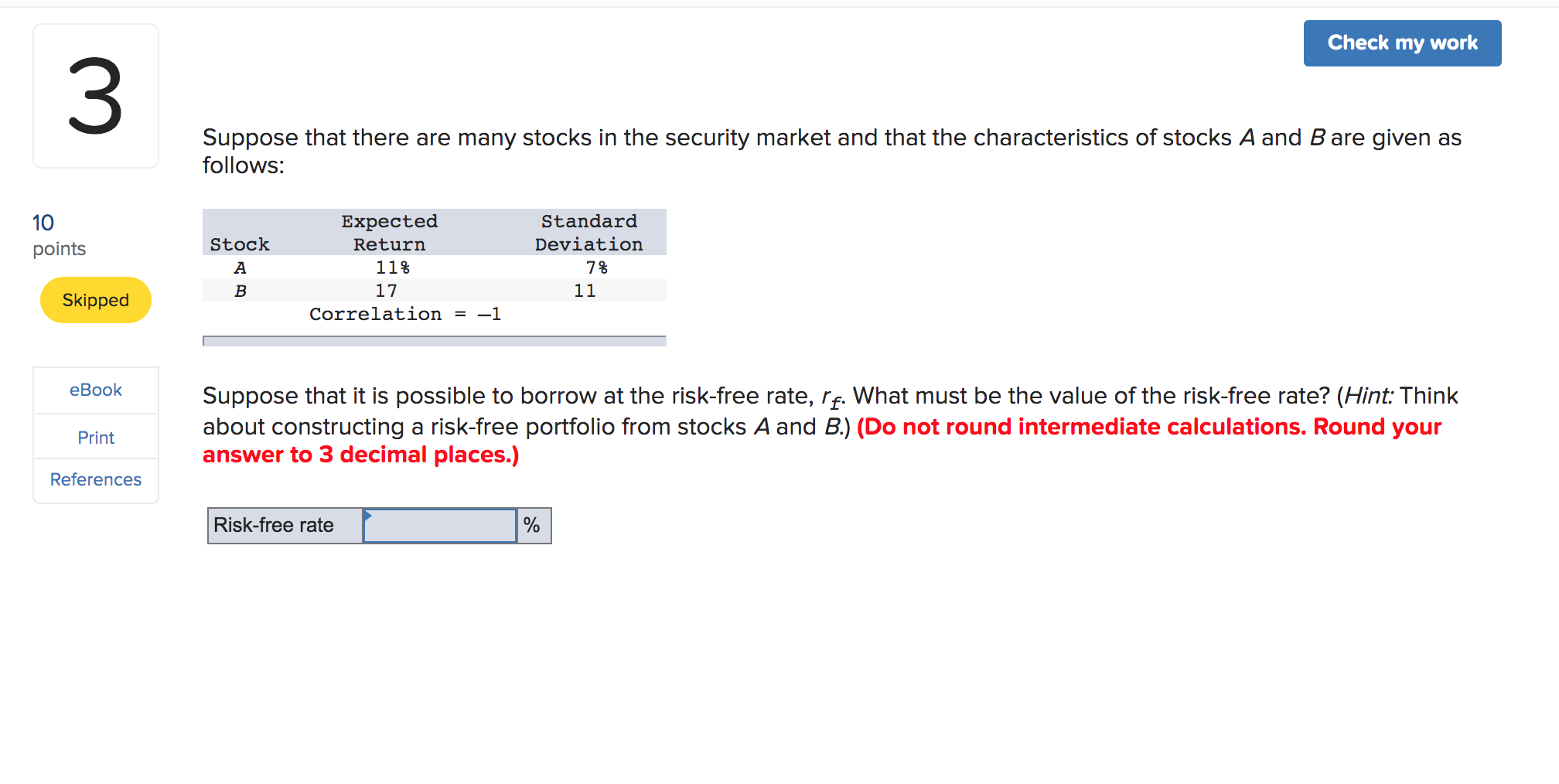 Solved Suppose that there are many stocks in the security | Chegg.com