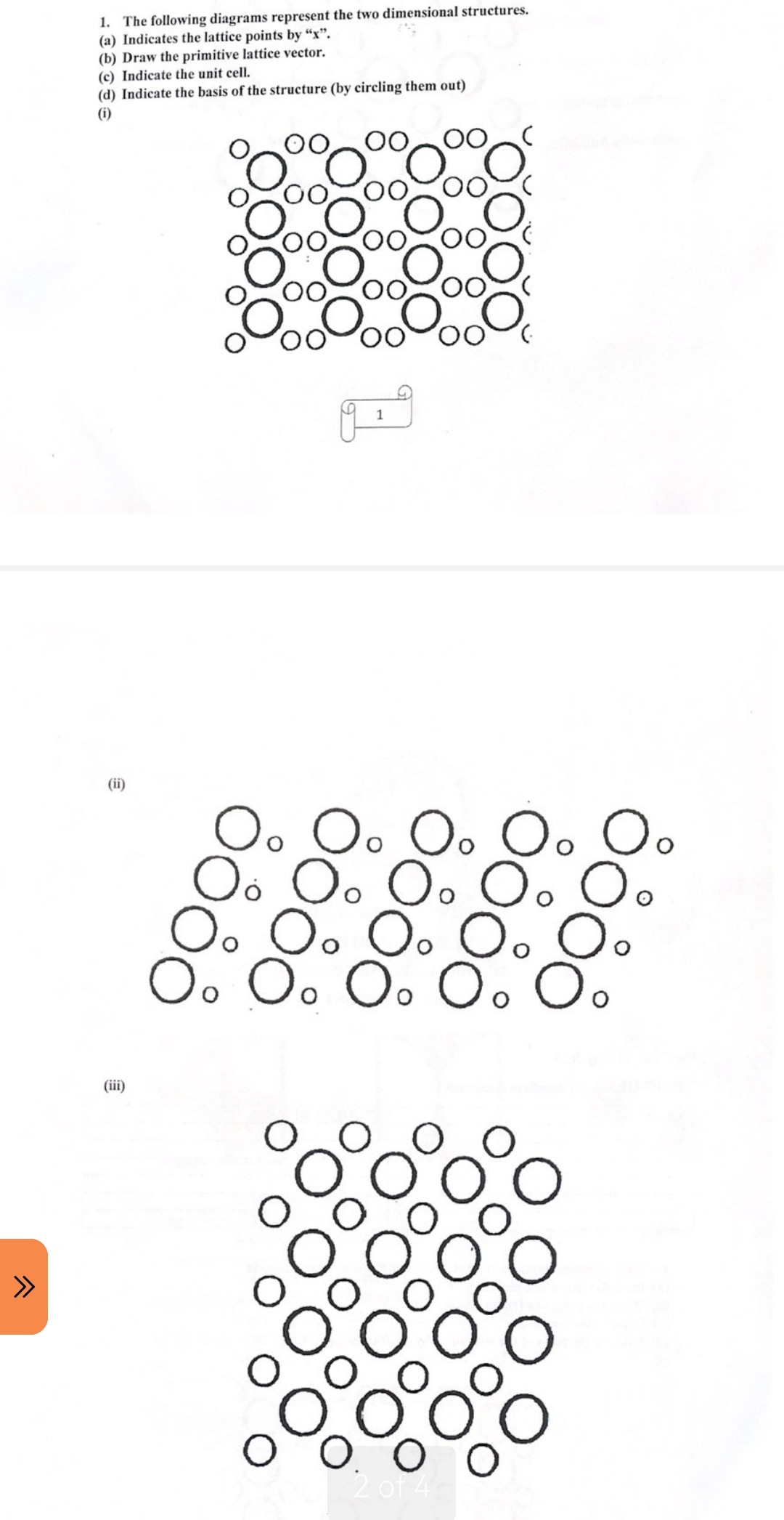 Solved 1. The following diagrams represent the two | Chegg.com