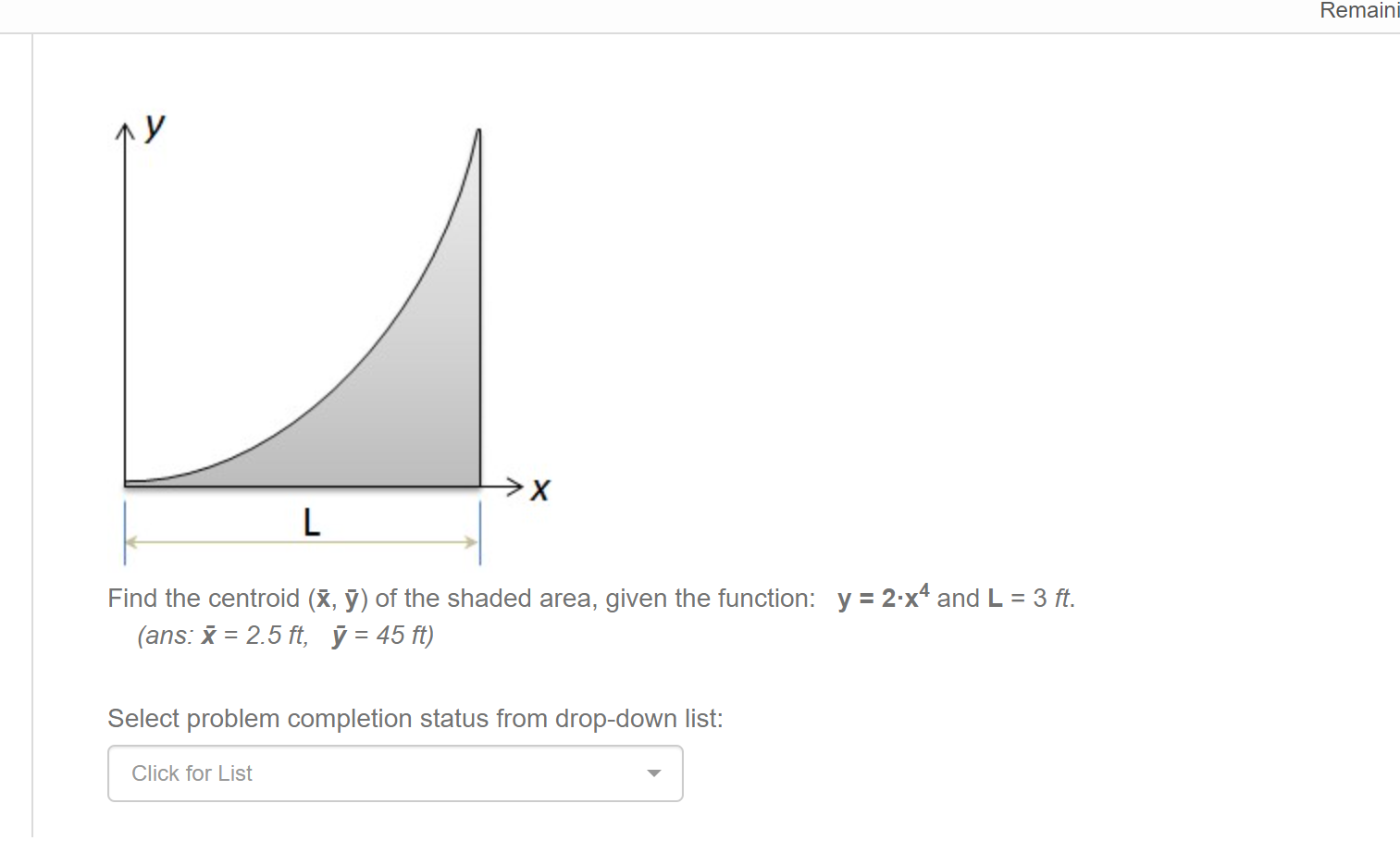Solved Find the centroid (x‾,bar (y)) ﻿of the shaded area, | Chegg.com