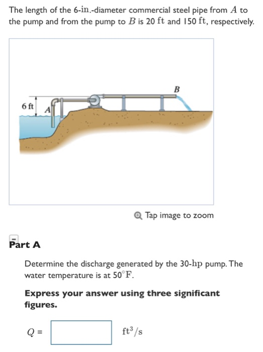 Solved The length of the 6-in.-diameter commercial steel | Chegg.com