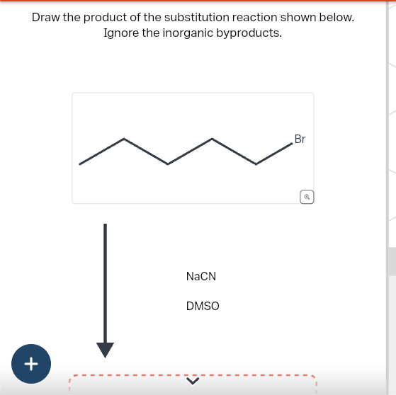 Solved Draw the product of the substitution reaction shown | Chegg.com