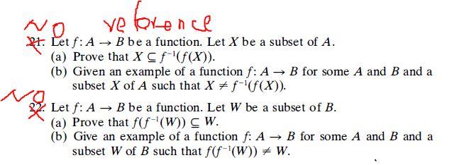 Solved 21. Let f:A→B be an injective function. Let X be a | Chegg.com