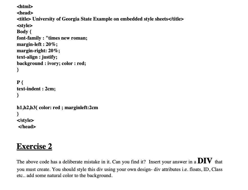 Solved University of Georgia State Example on | Chegg.com