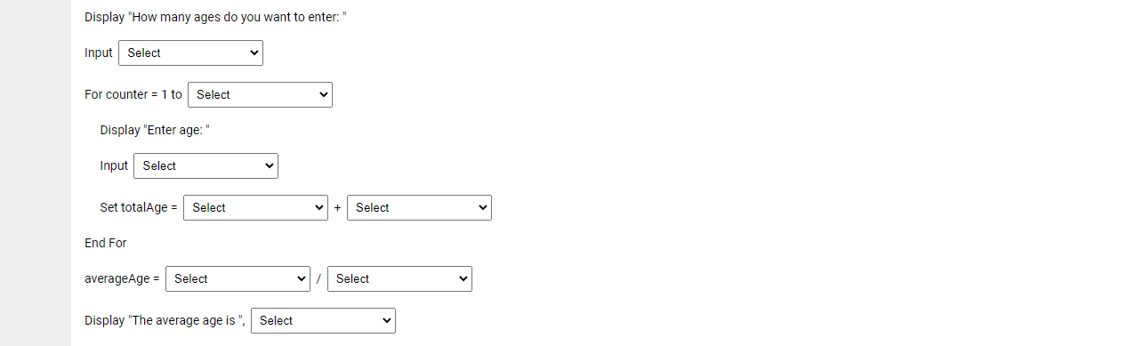 Solved Step 3: Write a For loop Write a for loop that will | Chegg.com