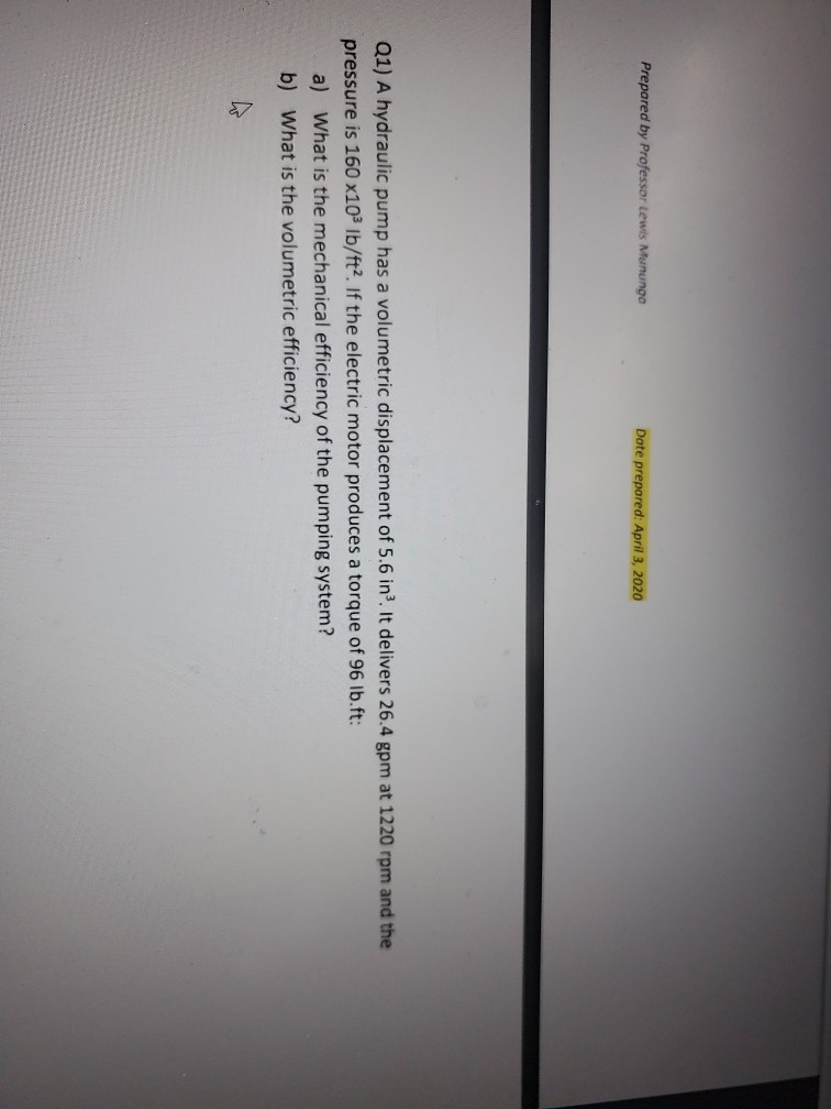 Solved Prepared by Professor Lewis Mununga Dote prepared: | Chegg.com