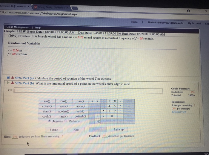 Solved Class Management I Help hapter S H.W. Begin Date: | Chegg.com